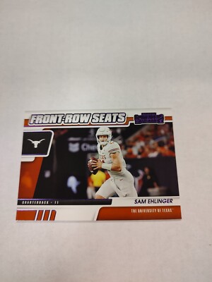 Sam Ehlinger 2021 Panini Contenders Draft Picks Purple Front Row Seats ...