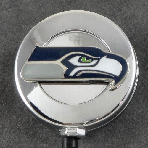 NFL Football Seattle Seahawks Sports Retractable ID Card Holder Badge ...