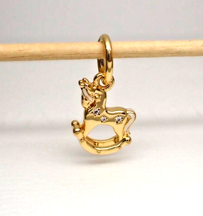Authentic Pandora #762978C01 Rocking Unicorn Dangle Charm Shine ...