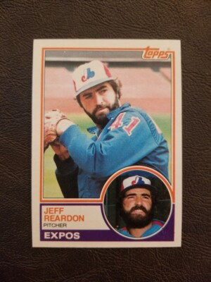 JEFF REARDON 1983 TOPPS BASEBALL CARD #290 MONTREAL EXPOS | eBay