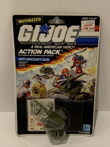 Vintage 1987 Hasbro GI Joe Anti-Aircraft Gun Action Pack | eBay
