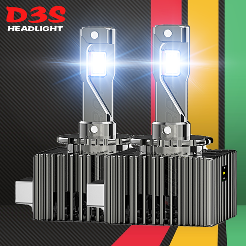 2PCS D3S D3R LED Headlight Bulbs 6000K Super White HID Xenon Conversion ...