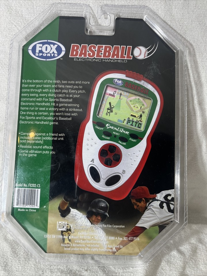 Fox Sports Baseball Electronic Handheld Game(2007) Sealed | eBay