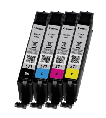 Originale Canon Encre CLI-571CL Multipack 4-farbig pour Pixma MG5700 ...