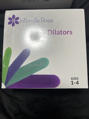 Silicone Dilators for Women & Men, Small 4-Pack Sizes 1-4 Dilator ...