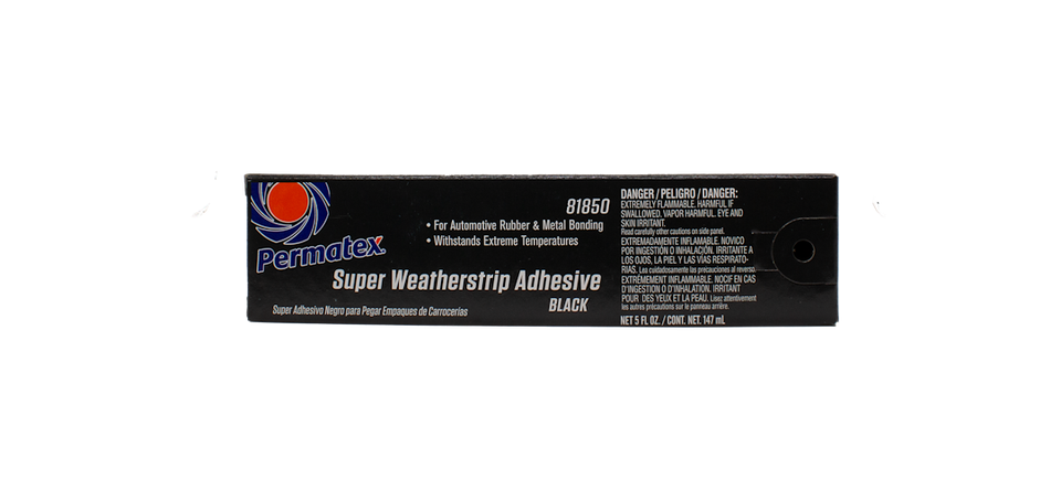 PERMATEX 81850 BLK SUPER WEATHERSTRP ADH | eBay
