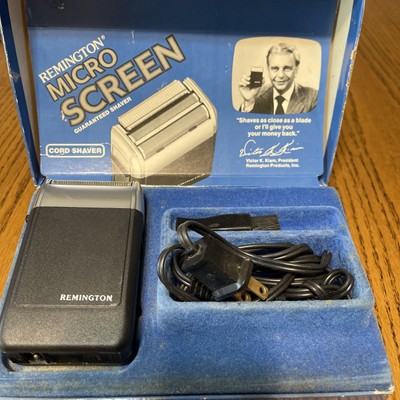 Vintage Remington Microscreen Shaver 6MF1 XLR 800 Beard Grooming ...