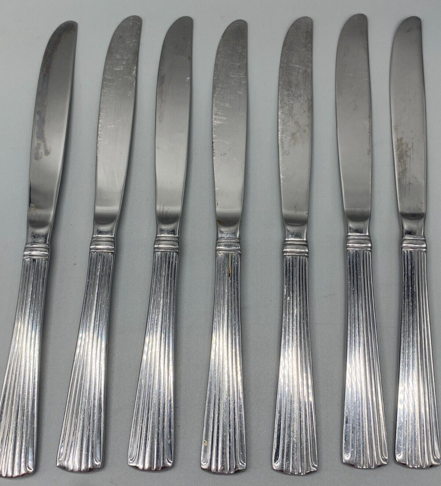 11 Pieces of Reed and Barton Stainless Flatware Highbridge Pattern 18/ ...