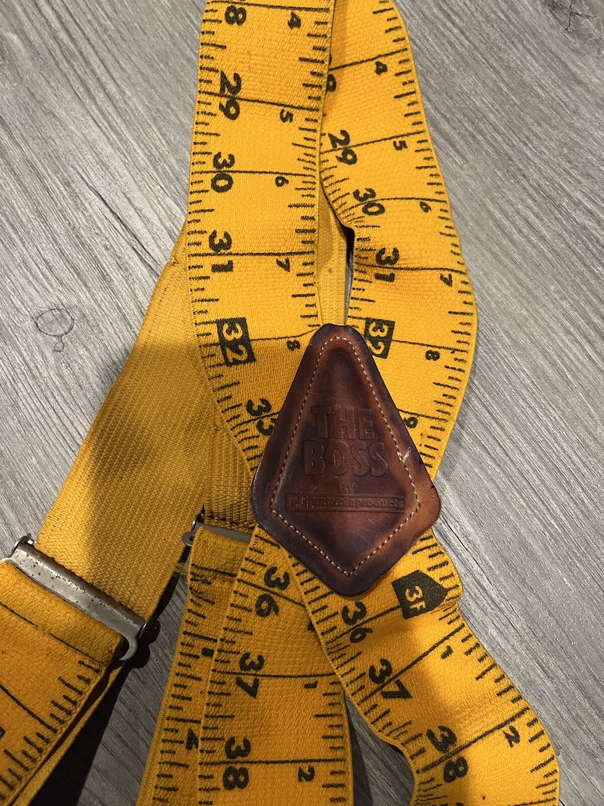 THE BOSS 2-Inch Wide Ruler Suspenders, Durable, One Size Fits All !! | eBay