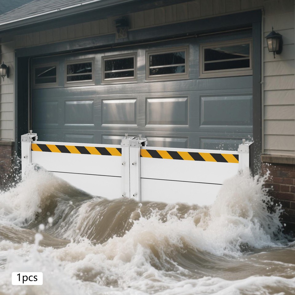 Baffle Flood Protection Barrier Reusable Flood Protection Barrier Flood ...