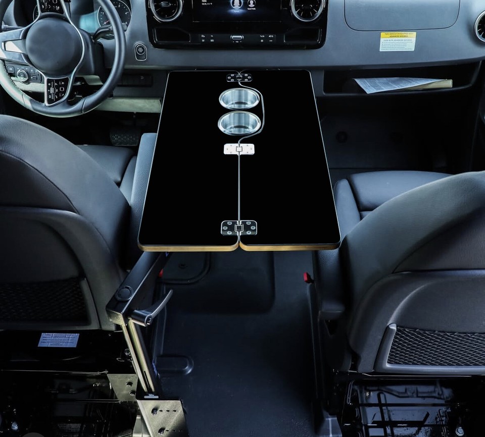 Birch Folding Swivel Table Top For Benz Sprinter For Ram ProMaster For ...