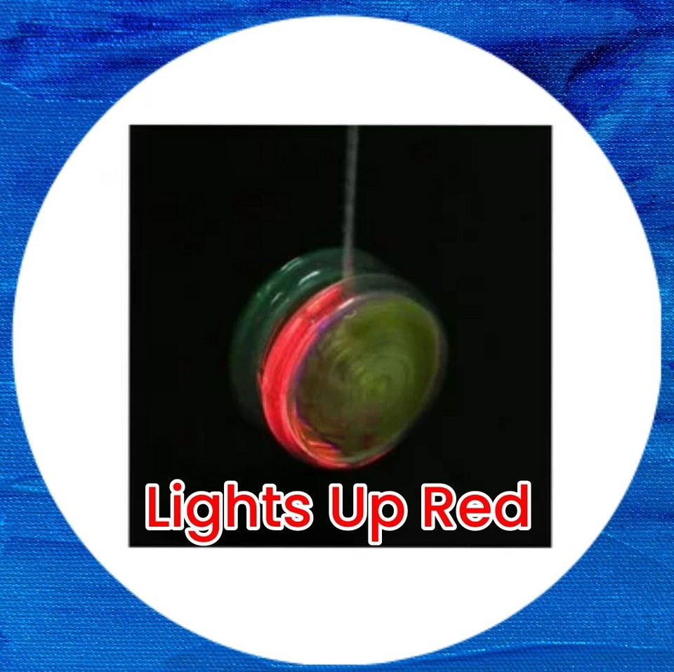 Light Up LED YoYo, Lights Up Red, Glows in Dark, Classic Kids Toy, Ages ...