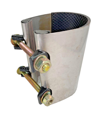 Pipe Repair Clamp 3" (3.50 OD) x 6" Long, 2-Bolt, FORD METER BOX FSC-3 ...
