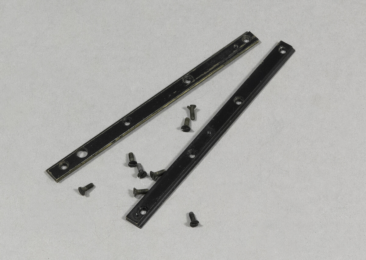 Graflex 2x3 2¼x3¼ Miniature Speed Graphic Focusing Rail Guide Set w ...