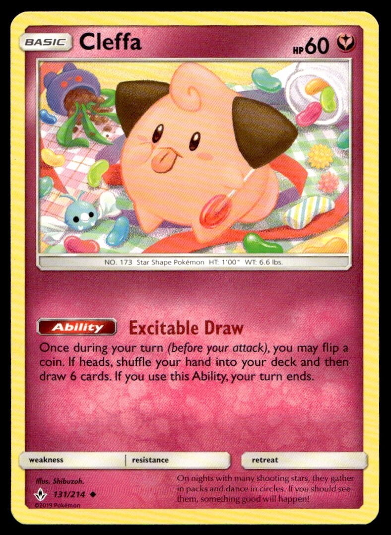 2019 Sun & Moon - Unbroken Bonds Cleffa G48 Basic/Uncommon #131 | eBay