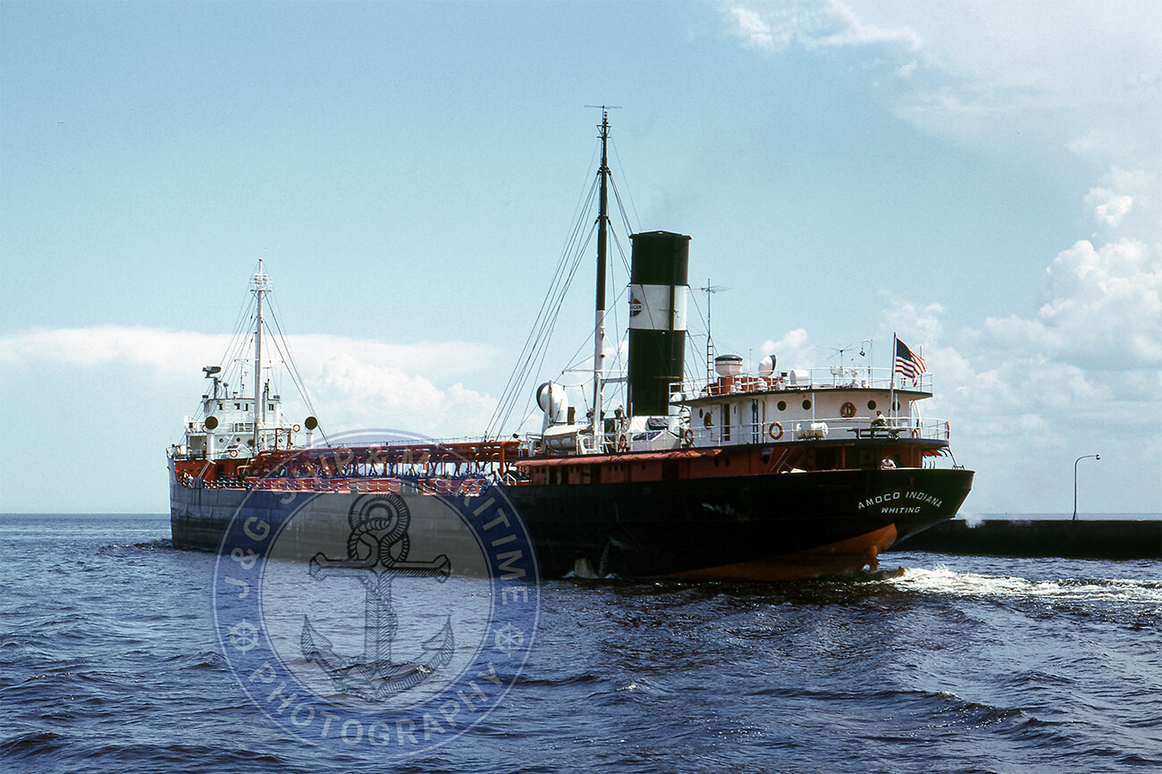 Ship Photo - 1937 Built Tanker AMOCO INDIANA - 6X4 (10X15) Photograph ...