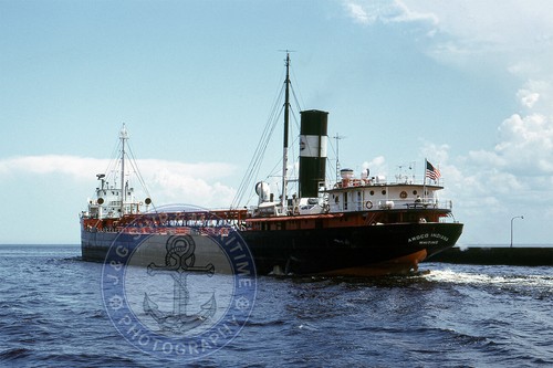 Ship Photo - 1937 Built Tanker AMOCO INDIANA - 6X4 (10X15) Photograph ...