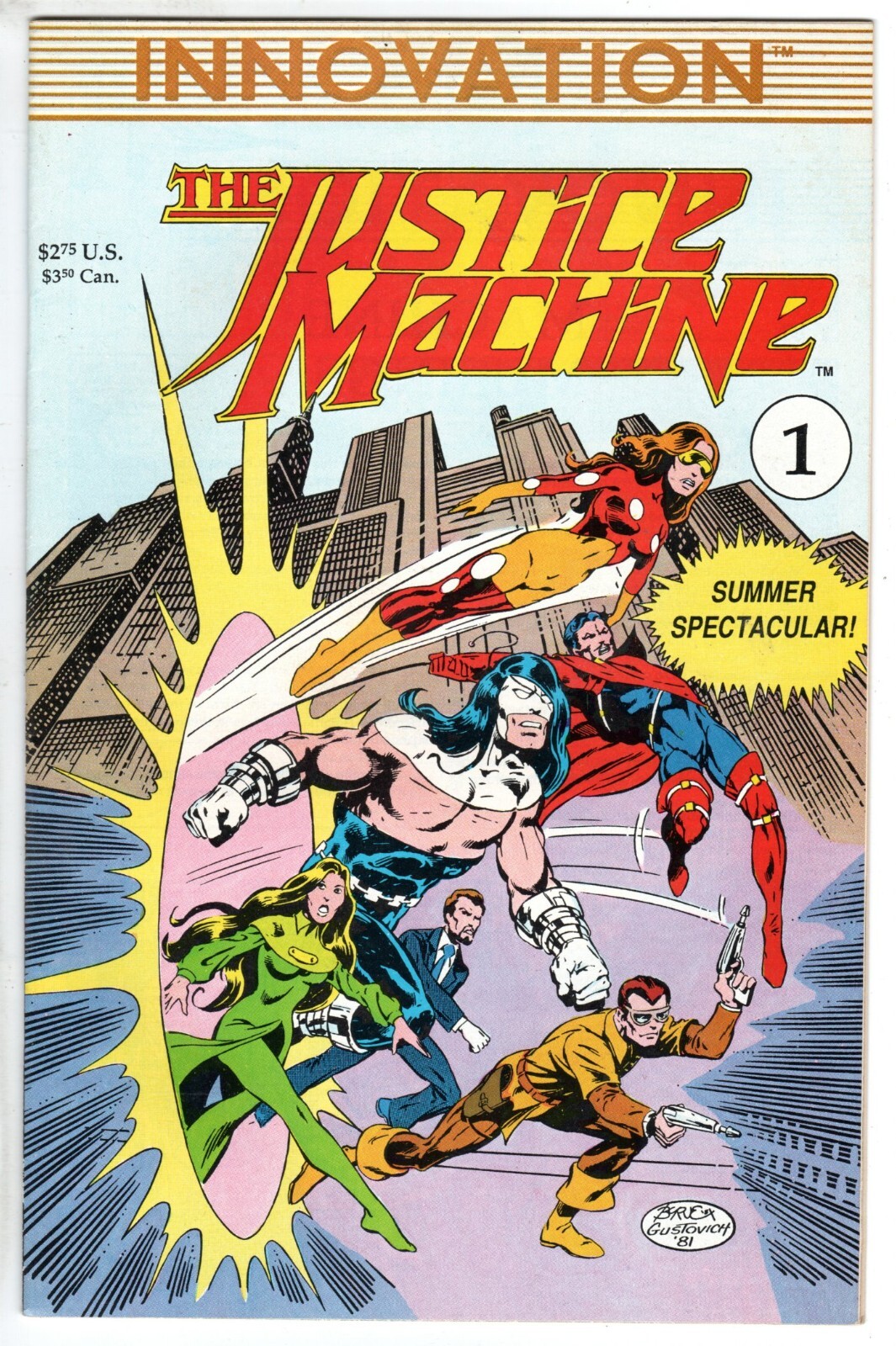 Justice Machine #1, Near Mint Minus Condition! | eBay