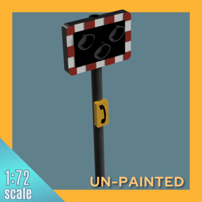 Model Railway layout scenery OO gauge level crossing lights (x4) | eBay UK