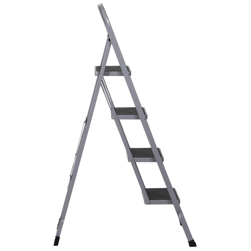 4 Steps Ladder Folding Anti-Slip Step Stool Household Home Use 300Lbs ...