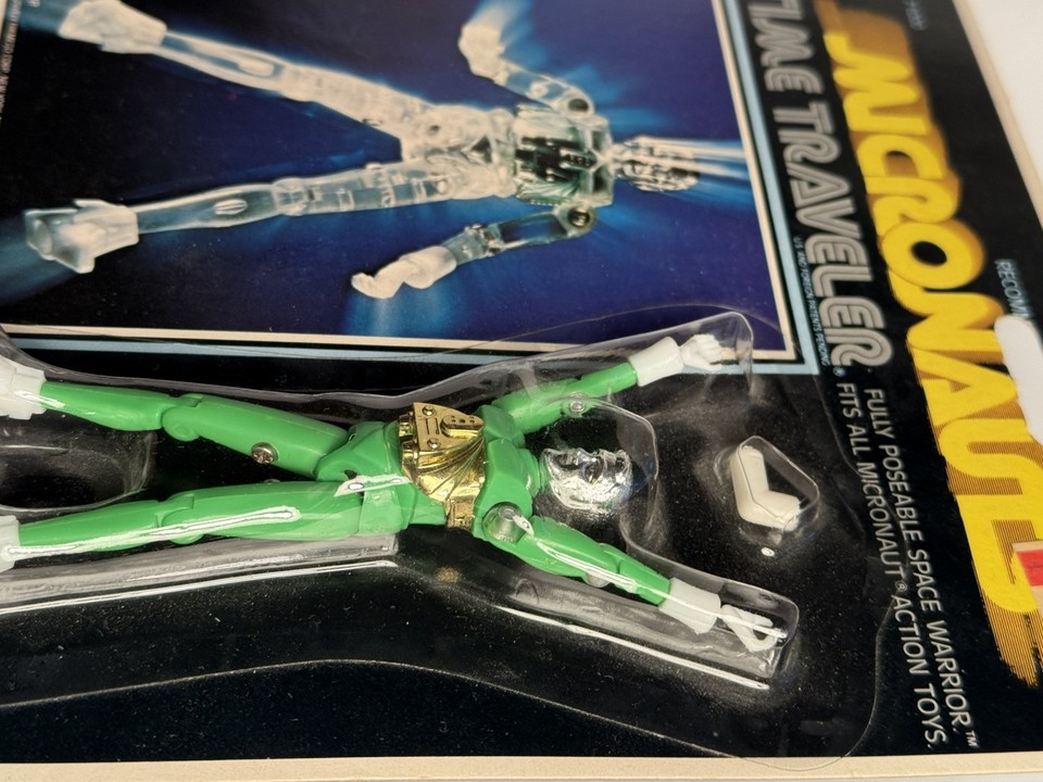 Vintage Mego Micronauts Green Opaque Time Traveler Mint On Card MOC ...