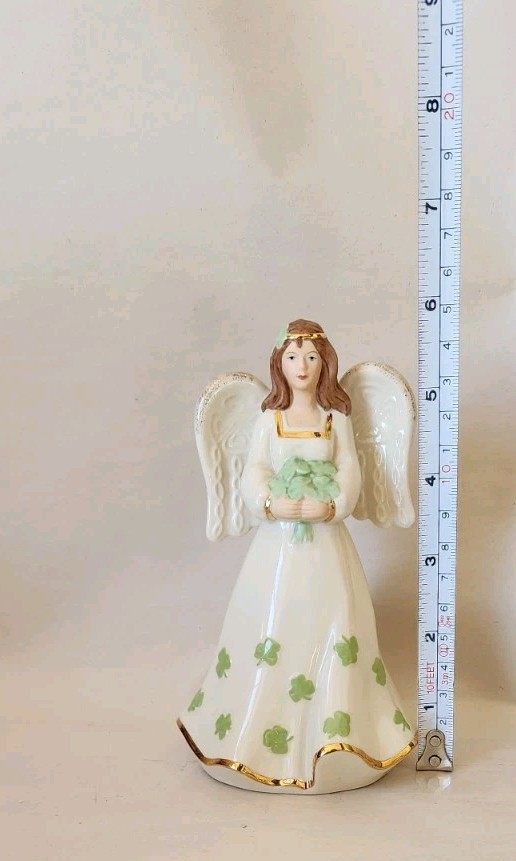 Lenox Irish Angel 6" Porcelain Figurine 24k Gold Accents ~No Box~ | eBay