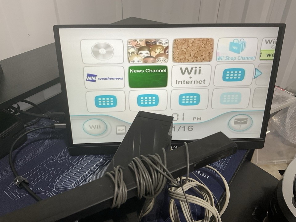Nintendo Wii RVL-101 Black Console W/Box Tested & Works Fast Shipping ...