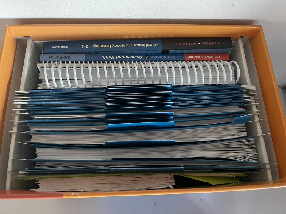 FOUNTAS & PINNELL Grades 3-8 Leveled Readers L-Z Benchmark Assessment ...