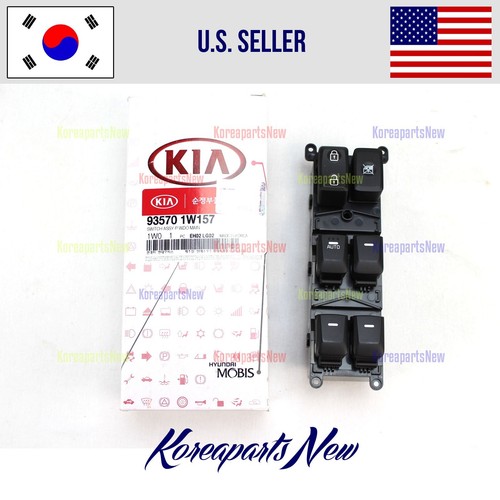 Front DRIVER Door Window Main Switch Power 935701W157 ⭐OEM⭐ Kia Rio ...