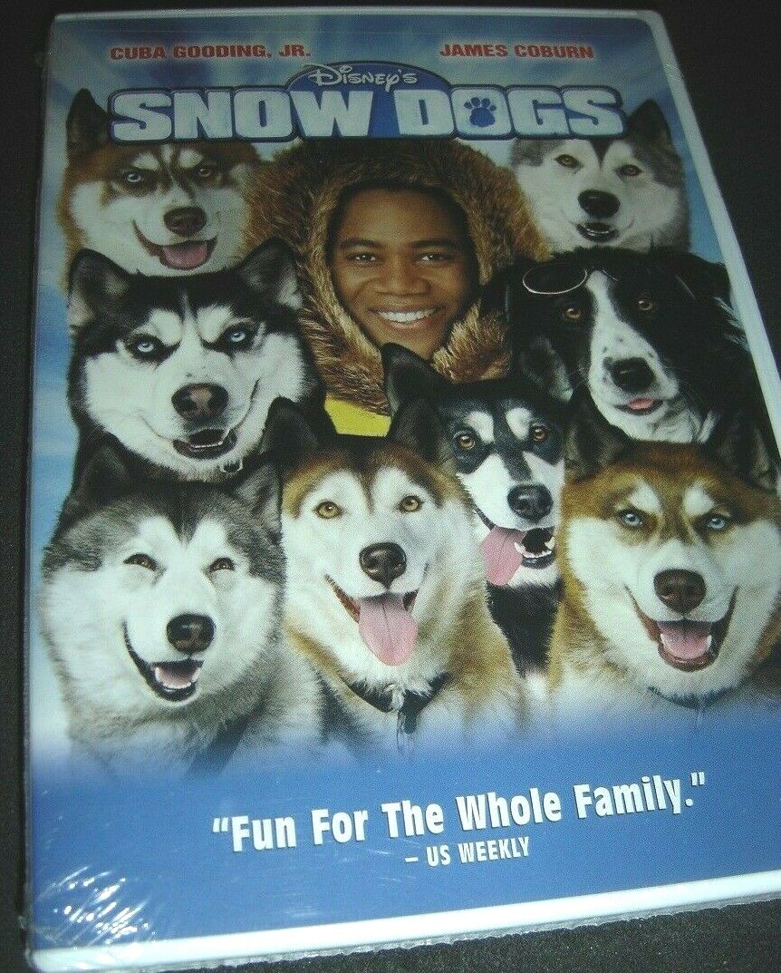 Disney Snow Dogs DVD Cuba Gooding Jr. Alaska Alaskan Husky Dog Canine ...