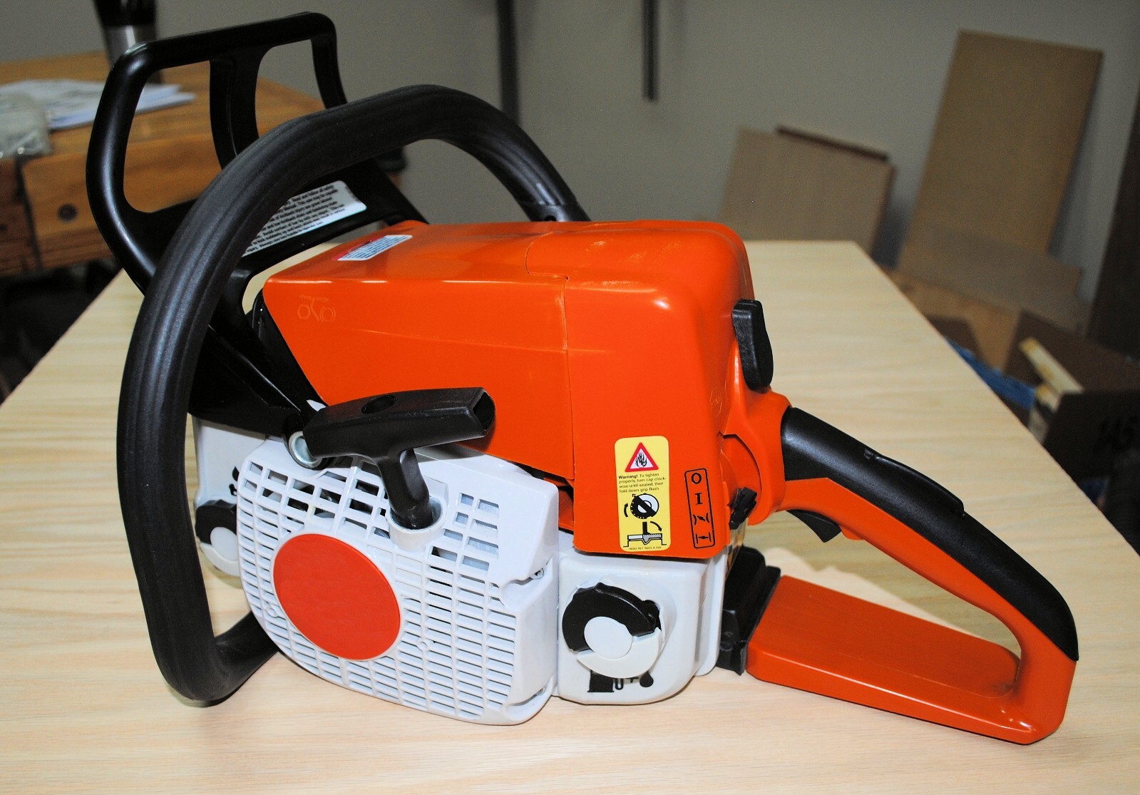 Stihl/Farmertec 038, MS 380 Chainsaw Complete Vinyl Decal / Sticker Kit ...