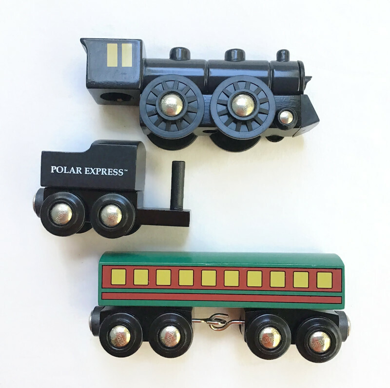 BRIO Polar Express Holiday Set Complete 28 Pc. Mountain Bell Wooden ...