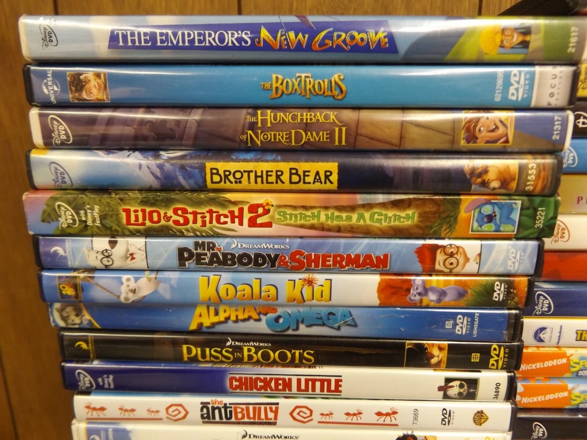 Dreamworks Disney Dvd Collection DVD Lot Disney Dreamworks & More