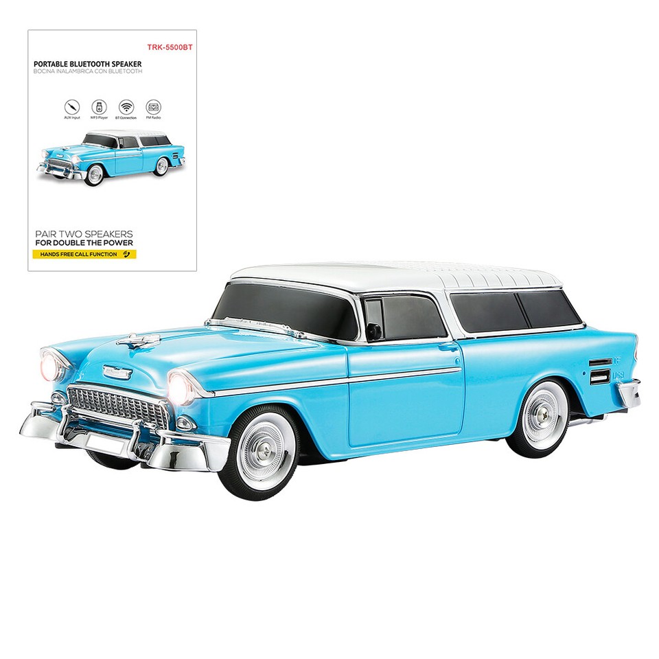 1955 Vintage Replica Retro Ride Car Bluetooth Speaker with FM Radio USB ...