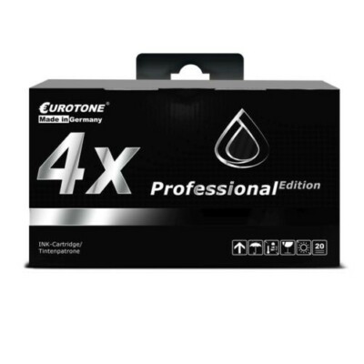 4x Eurotone pro Ink Black for Epson Expression Home XP-345 XP-435 | eBay UK