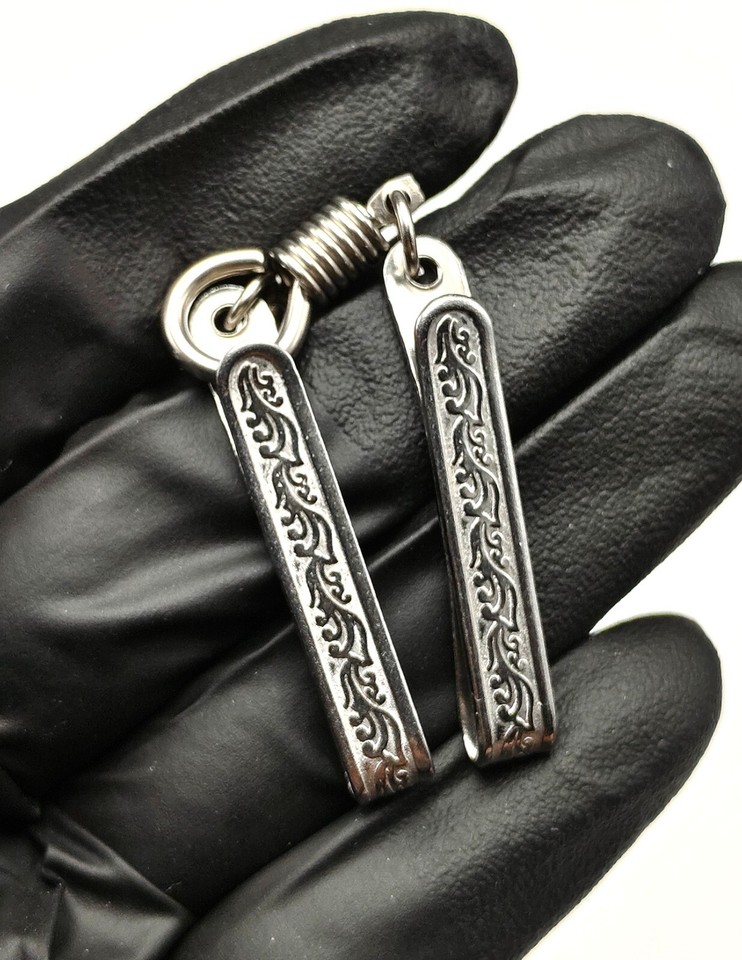 Collection Stainless Steel Clips For Hanging Amulet Mantra Thai Amulet ...
