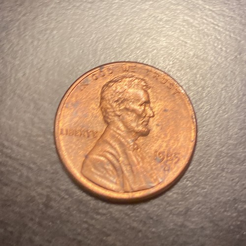 1985 D penny with mint error | eBay