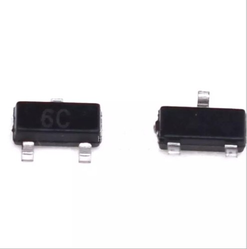 Transistor 6C SMD BC817-40 BC817 SOT-23 SOT23 NPN power 0.1A 45V mount ...