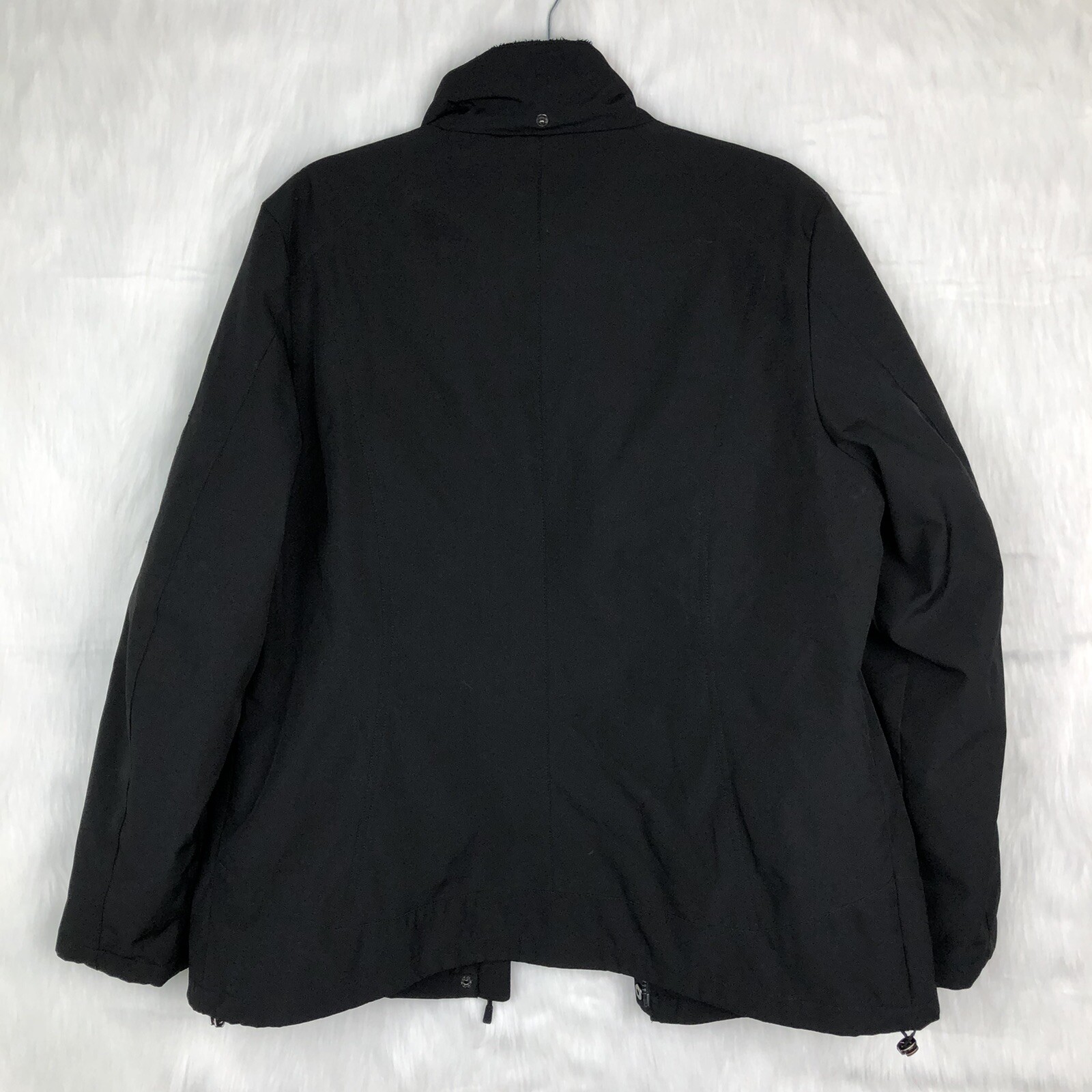 Gerry Men’s Large Coat Black Softshell Jacket Water Resistent Pockets ...