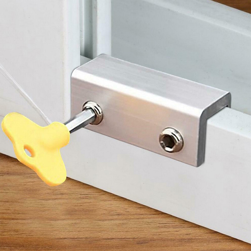 Window Security Key Lock Sliding Doors Windows Restrictor Screen Window ...