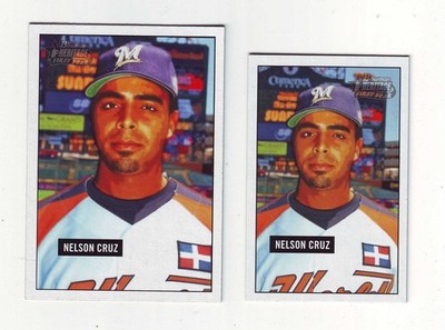 NELSON CRUZ 2005 Bowman Heritage 2 Card Lot w/ Mini RC Rookie | eBay