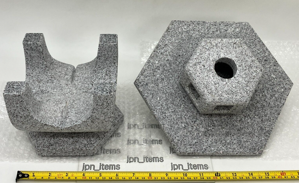 Stone Lantern Yukimi Tourou Small Granite Japanese Garden Ornament ...