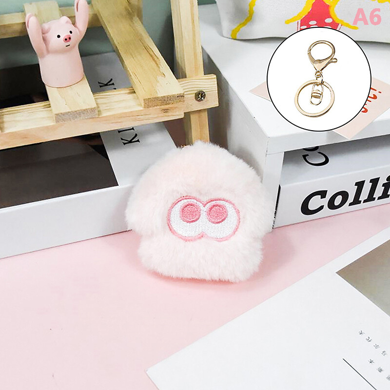 Splatoon Inkling Plush Keychain Anime Orange Red Inkling Kawaii Animal ...