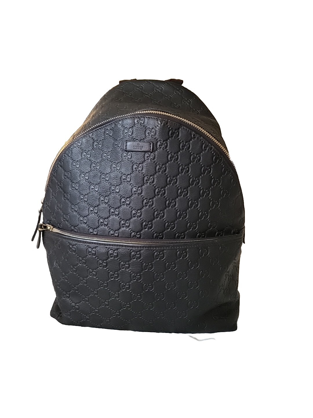 GUCCISSIMA 246414 GUCCI BACKPACK LEATHER DARK BROWN L… - Gem