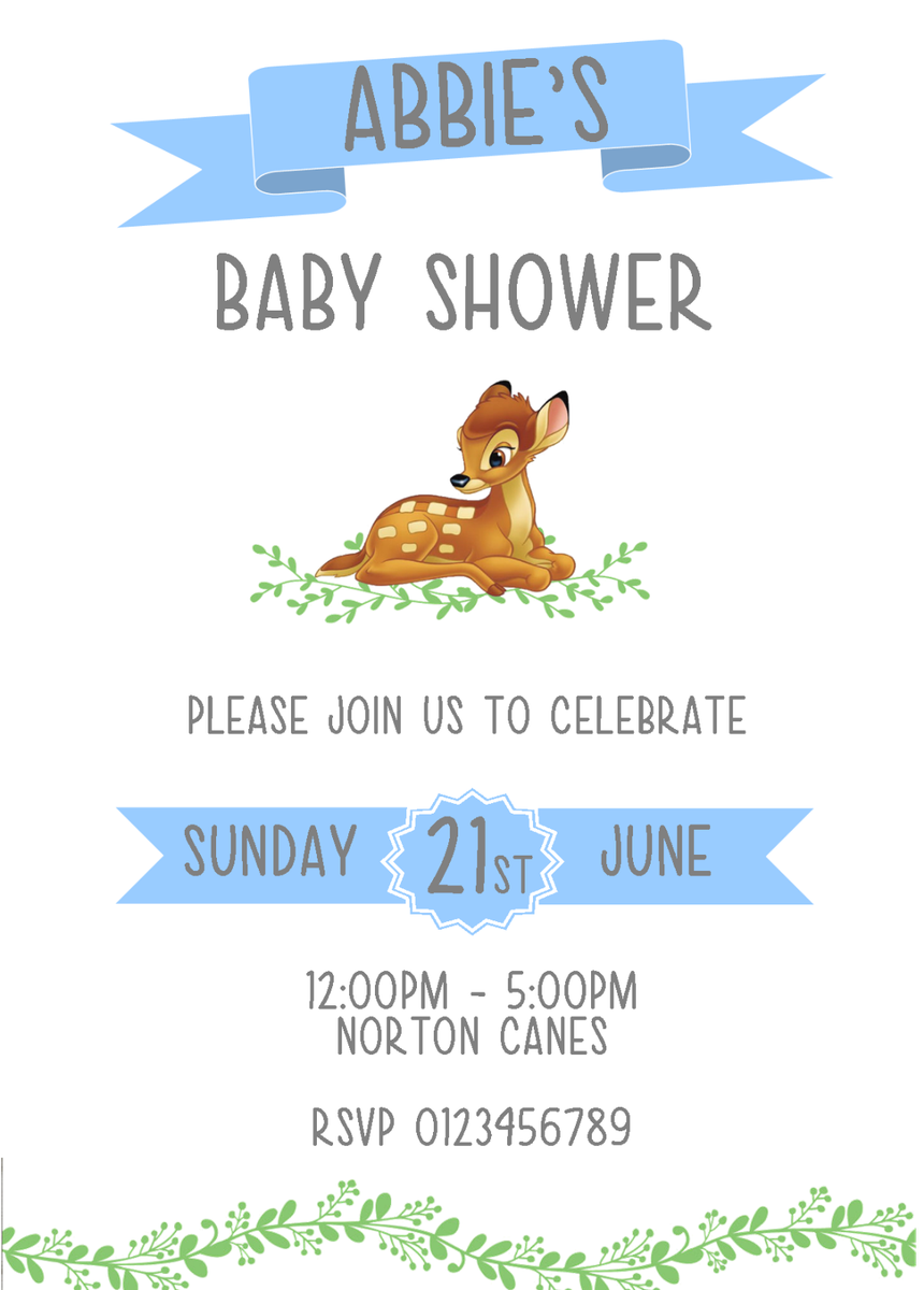 Disney Shower Invitations Baby Shower Invitation Templates 40+
