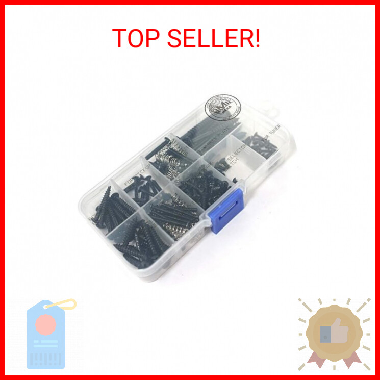 MAKA Guitar Screw Kit Assortment Box Kit for Electric Guitar Bridge ...