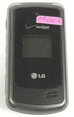 LG VX5500 - Black and Gray ( Verizon ) Cellular Flip Phone - No Back ...