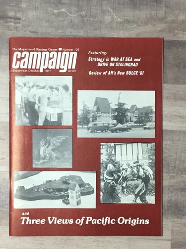 Campaign Strategy Game Magazine September - October 1981 Number 105 B03 ...