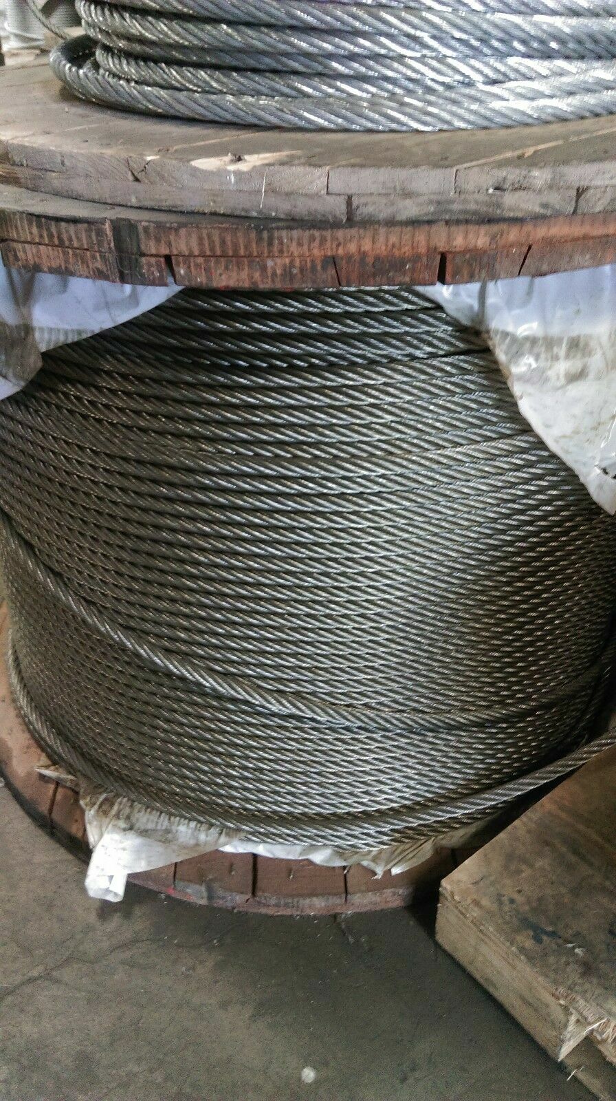 1/2" Bright Wire Rope Steel Cable IWRC 6x26 (300 Feet) | eBay