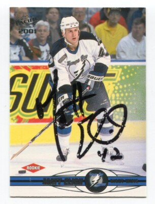 2000-01 Pacific Matt Elich Signed Card Hockey NHL Autographed AUTO #371 ...